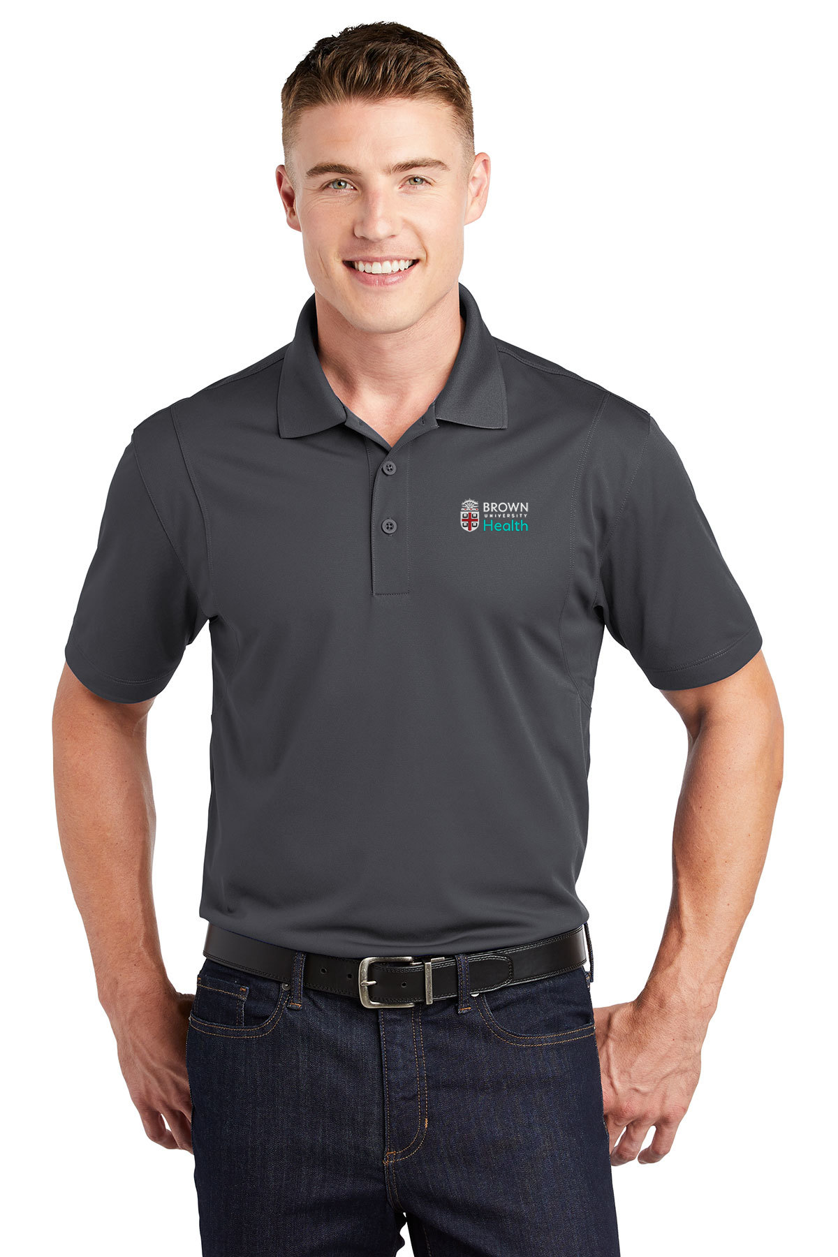 Sport-Tek ST650 Men's Micropique Polo Iron Grey – Alexander's Uniforms ...